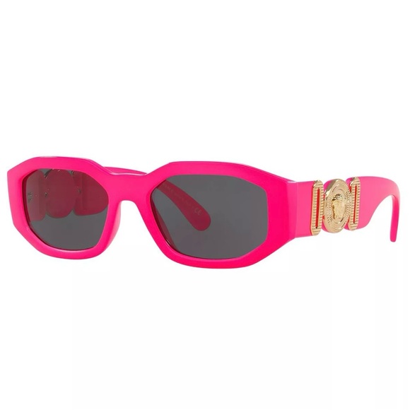 Versace | Accessories | Versace Medusa Biggie Sunglasses Pink | Poshmark